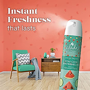 Glade Air Freshener, Room Spray, Stay Cool Watermelon, 8.3 Oz, 2 Count