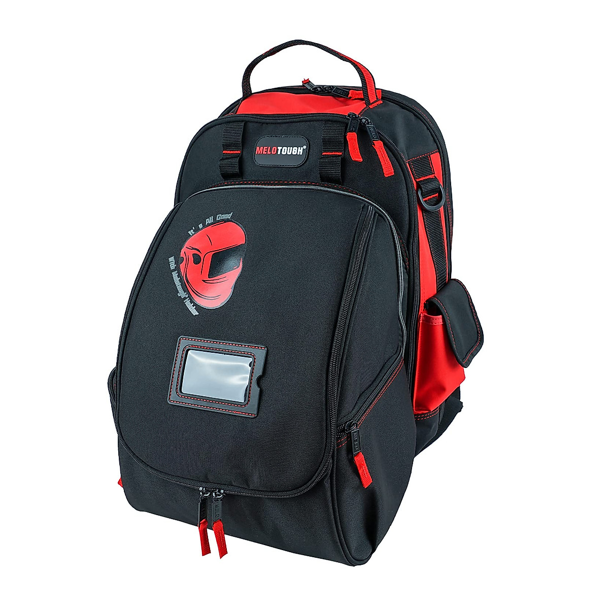 MELOOTUGH Welding Helmet Bag Tool Backpack for Men + Welding Backpack witth large Detacheable Welder Bag for tools and Helmet