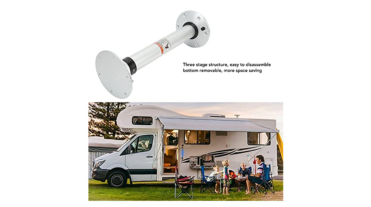 RV Lifting Table Leg - Adjustable, Stable Boat Pedestal Stand