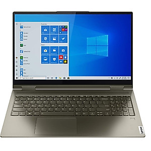 Lenovo Yoga 7i Laptop with 15.6" FHD 500 nits Touchscreen, 11th Gen Intel i7-1165G7, 1TB SSD, 16GB DDR4, HDR 400, Wi-Fi 6, BT 5.0, and Windows 10 Pro