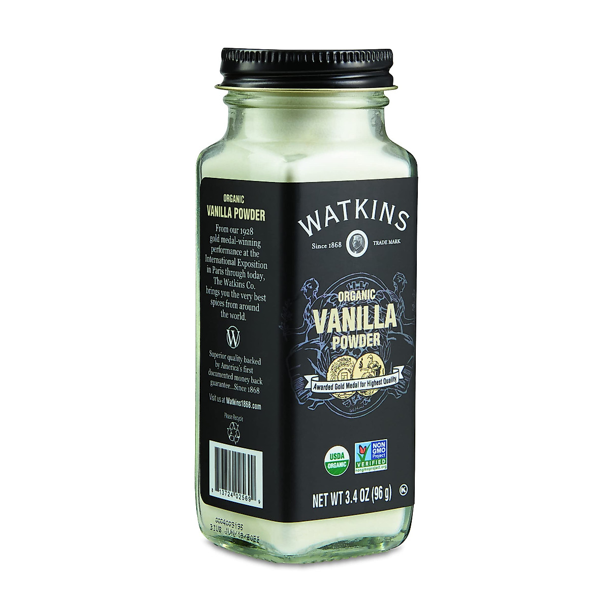 Watkins Organic Vanilla Powder, 3.4 oz.