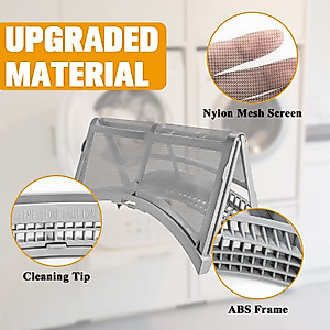 Improvedhand DC61-02595A Dryer Lint Trap Screen Replacement for Samsung Dryer, Replaces Part # 2069505, AP4578777, PS4206799, EAP4206799
