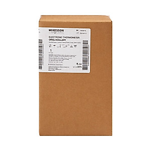 McKesson LUMEON Electronic Thermometer, Oral, Axillary - 4-Second Reading, Dual Scale, LCD Screen, 1 Count