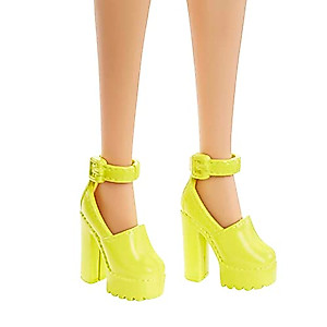 Barbie Doll, Kids Toys and Gifts, Blonde with Braces and Rainbow Dress, Fashionistas, Clothes and Accessories