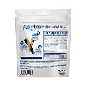 N-Bone FLOSSta Dual Action Dental Chews Beef Liver Flavor, 12-oz Bag