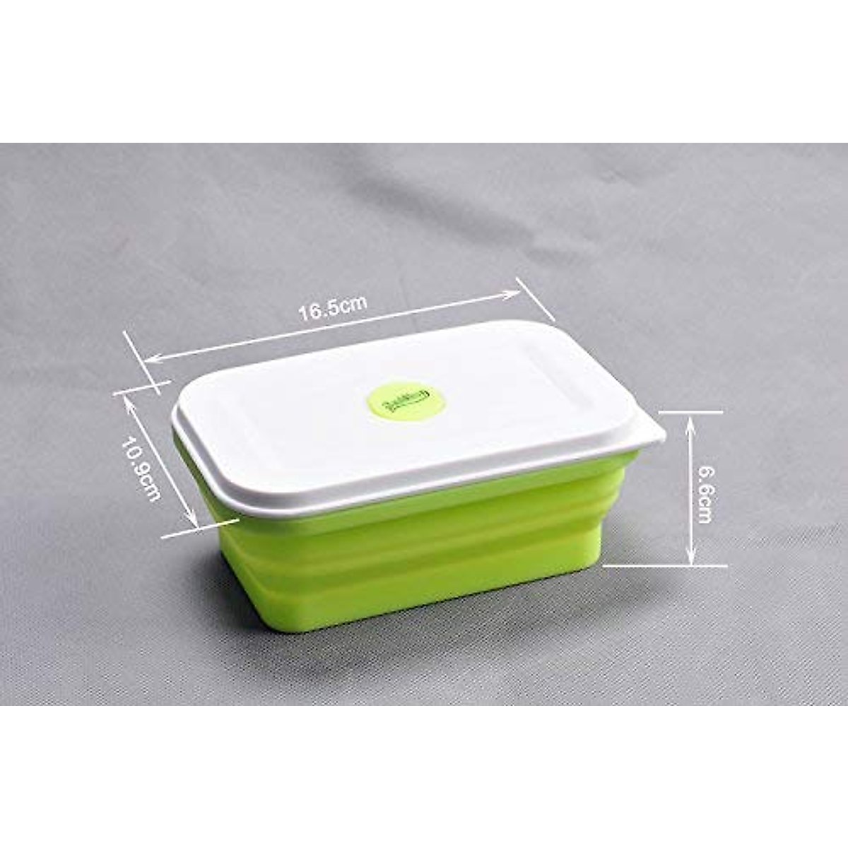 Sailing Premium Collapsible Silicone Lunch Box/Container, Super Convenient Stackable Food Storage Containers, Material Safe (Set of 4 with Silicone Cover, Multi Color)
