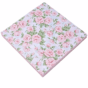 Nodsaw Layer Cake Fabric for Quilting 10 inch, Precut Fabrics Square 10x10 inch for Quilting, Print Pink Cotton Quilt Fabric Squares Bundles for Sewing DIY Patchwork Craft(42Pcs)