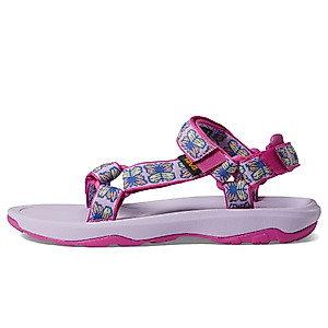 Teva Hurricane XLT 2 Sandal, Butterfly Pastel Lilac, 3 US Unisex Little Kid
