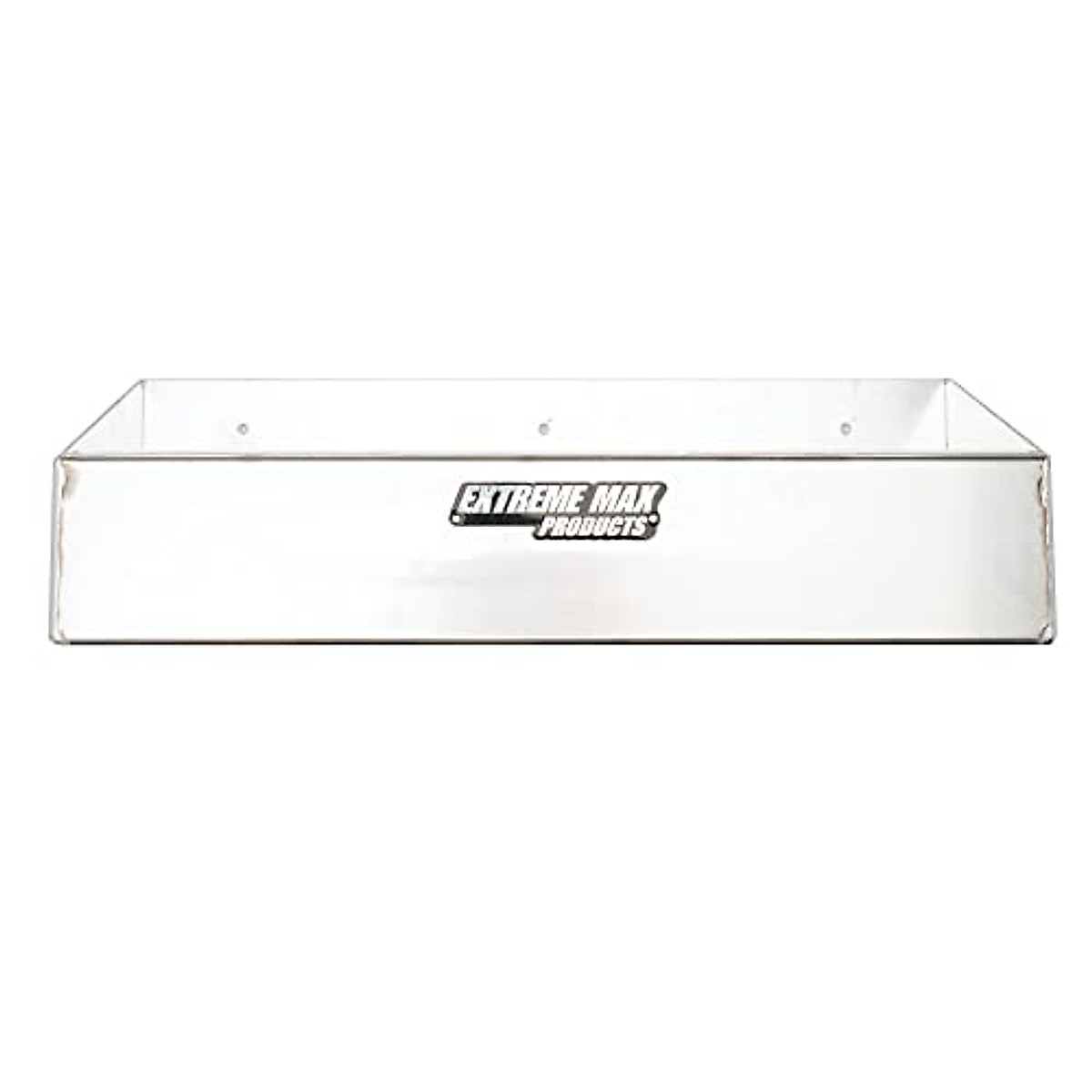 Extreme Max 5001.6208 Aluminum 6-Quart Liquids Storage Shelf for Race Trailer, Garage, Shop, Enclosed Trailer, Toy Hauler - Holds Six 1-Quart (32 oz.) Bottles