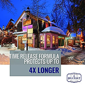 Sea Salt Superstore Ice Melt Salt for Sidewalks and Driveways - All-Natural Sea Salt Deicer, 5 Lb Bag