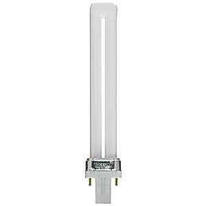 LEDVANCE 20491 White, Sylvania DULUX 13W Single Compact Fluorescent Lamp, GX23 2-Pin Base, 2700K Soft, 1 Pack