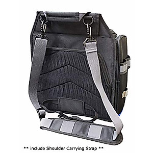 Niche Tool bag with Shoulder Strap Wide Opening Tool Storage bag Large Capacity Multi-Compartment Tool Carrier TL-6206