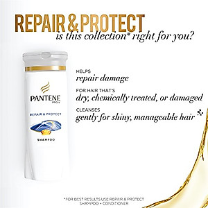 Pantene Pro-V Repair & Protect Shampoo 25.4 Fl Oz (packaging may vary)