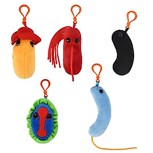 GIANTmicrobes Plagues from History Gift Box - Learn about Plagues and Pandemics with this 5-piece box set of plush microbes. Unique Educational Gift for Friends, Family, Scientists, Students, Healthcare workers and History Buffs