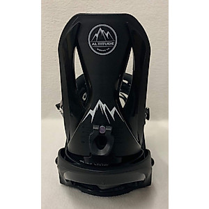 ALTITUDE "Rider 4X4 Burton 3D EST Snowboard BINDINGS (Black) S/M Men 6-8.5 Women 7-9.5