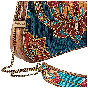 Mary Frances Women Lotus Shoulder Bag, Multi, One Size US