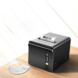 GZGYNADAST 80MM pos Kitchen Printer,Auto Cutter Thermal Receipt Printer Ticket Bill Invoice resturant Printer for Small Business Support Cash Drawer Hung on The Wall (USB+LAN/Ethernet Port)