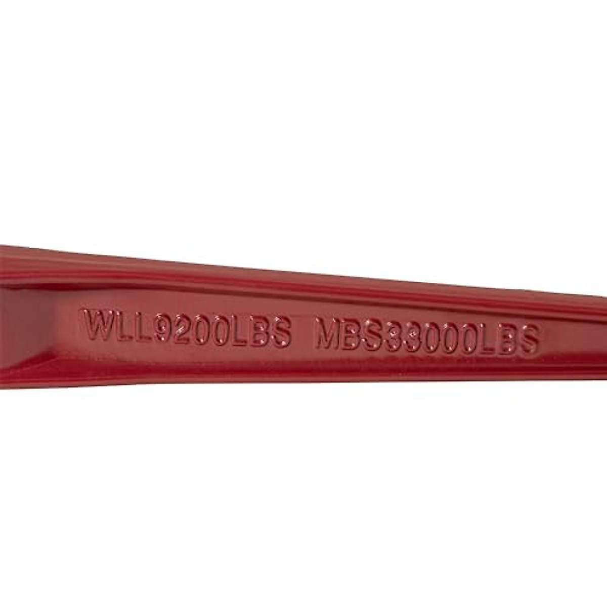 Mytee Products (4 Pack) 3/8"-1/2" Heavy Duty Ratchet Lever Load Binder w/Grab Hooks 9,200 Lbs Working Load Limit - Red | Tie Down Hauling Chain Binders for Flatbed Truck Trailer