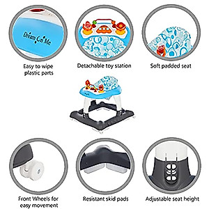 Dream On Me, Explorer Baby Walker, Blue