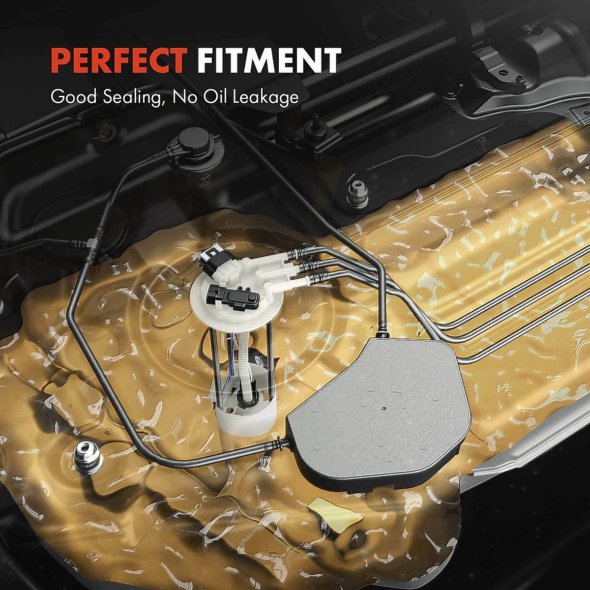 A-Premium Electric Fuel Pump Assembly with Sending Unit Compatible with Lincoln Mark LT 2007-2008 & Ford F50 2004-2008, 4.2L 4.6L 5.4L, Gas, Replace# 4L3Z9H307CF