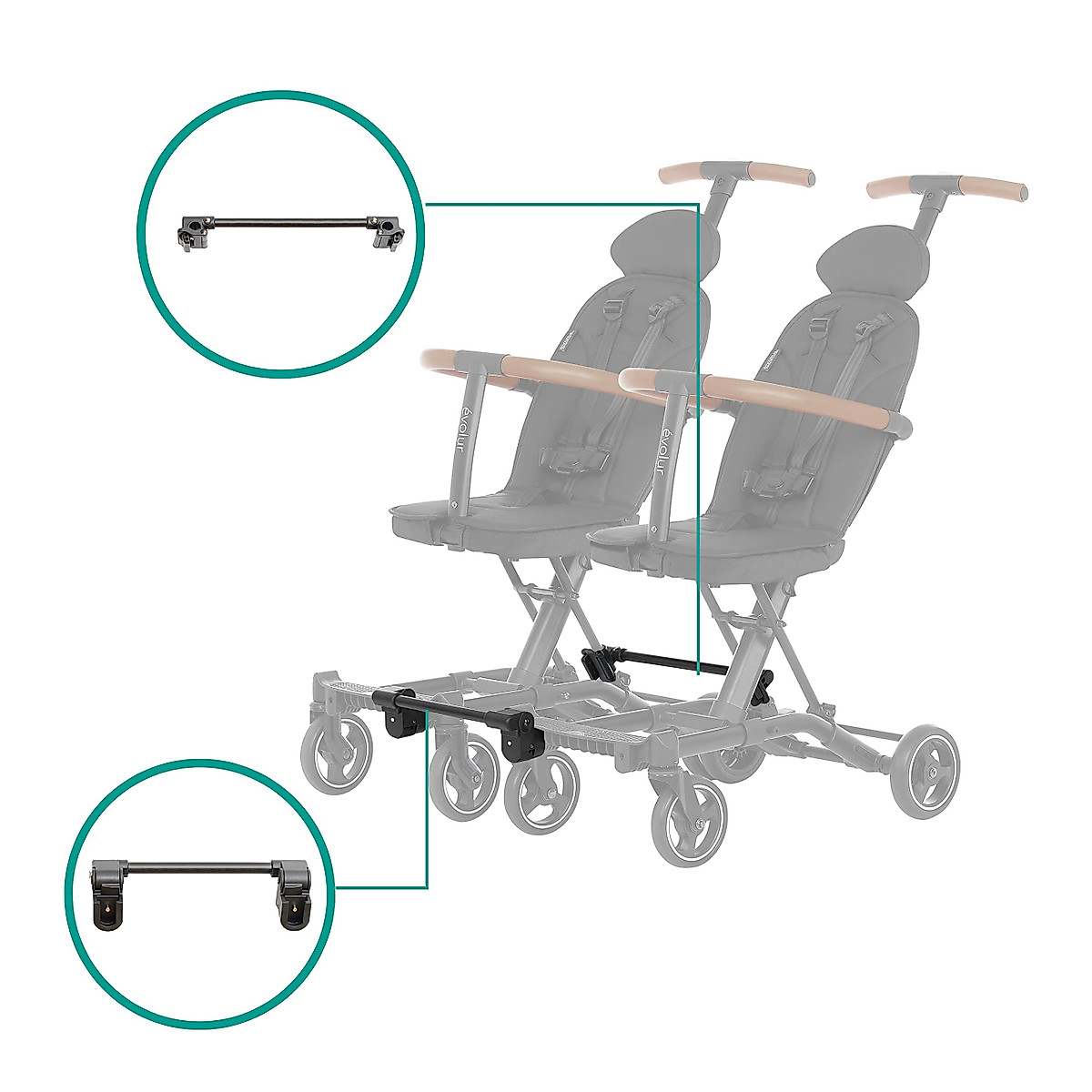 Evolur Cruise Rider Twin Connector