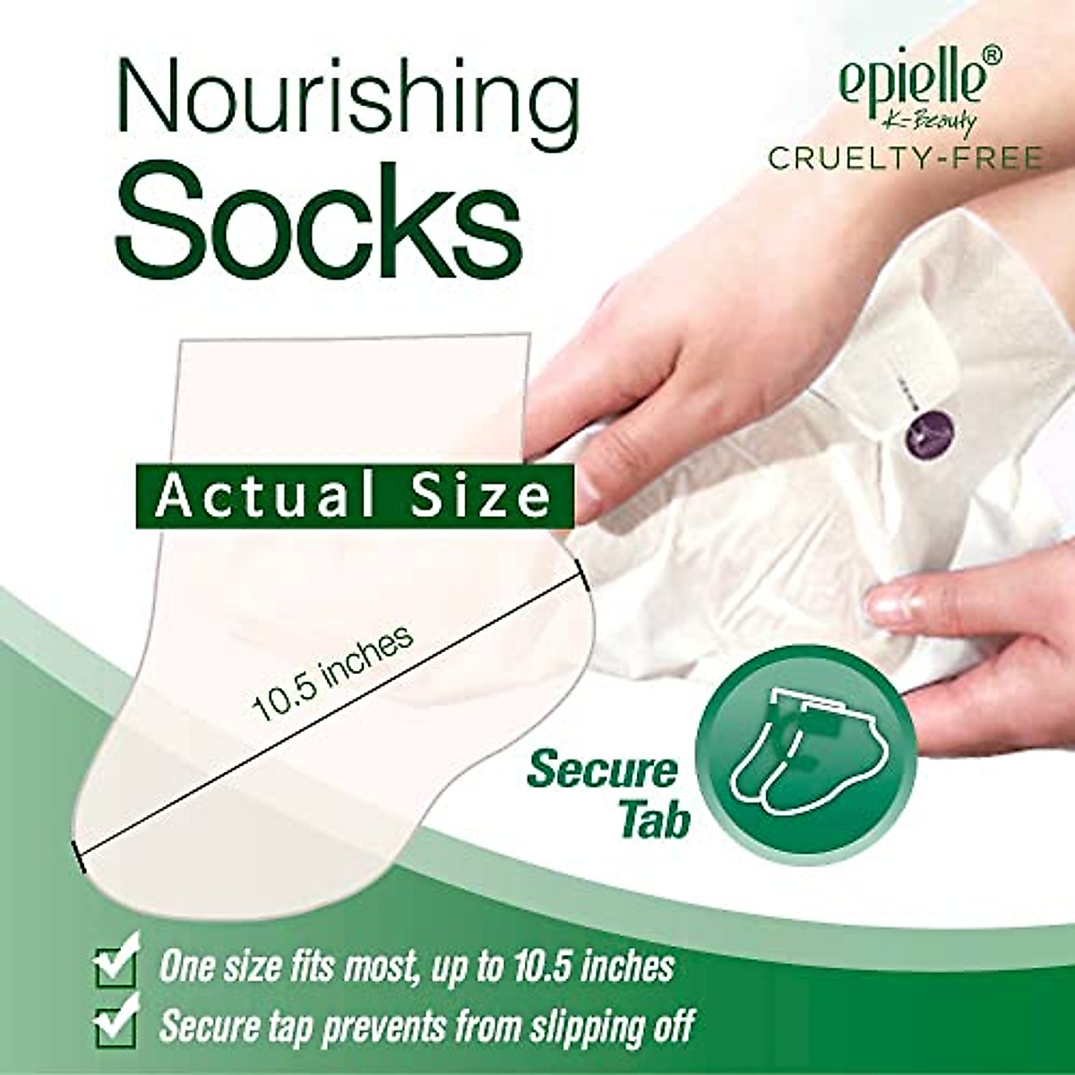 Epielle Nourishing Foot Masks - Hemp + Rosemary Extract for Deep Moisturizing 100% Vegan & Cruelty-Free (Socks 6pk), Beauty Gifts | Skincare Gifts | Skincare Party Favors. Stocking Stuffers!!