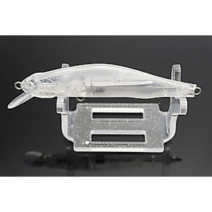 10pcs Unpainted Crank Bait Fishing Body Minnow Bait top Water 92mm 6.8g Blank Lures Clear Hard 8187 Free 5mm Eye