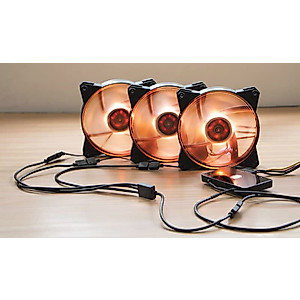 Cooler Master R4-ACCY-RGBS-R2 1-to-3 RGB Splitter Cable for LED Strips, RGB Fans, 5pcs 4-Pin Header Computer Cases, CPU Coolers and Radiators RGB Fans