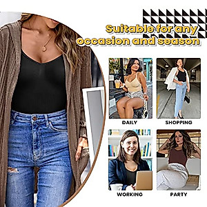 UniikStuff Bodysuit for Women - Seamless Tummy Control Shapewear Sculpting Thong Sleeveless Women Body Shape(1 Pack)