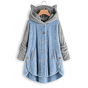 Long Puffy Vest Overcoat Winter Jackets for Women t-Shirts Full Zip up Quilted Pullover Women Faux Fur Coat Womens rain Jacket Oversized White Shirts for Women Western Plus Size Winter Jacket Ghost