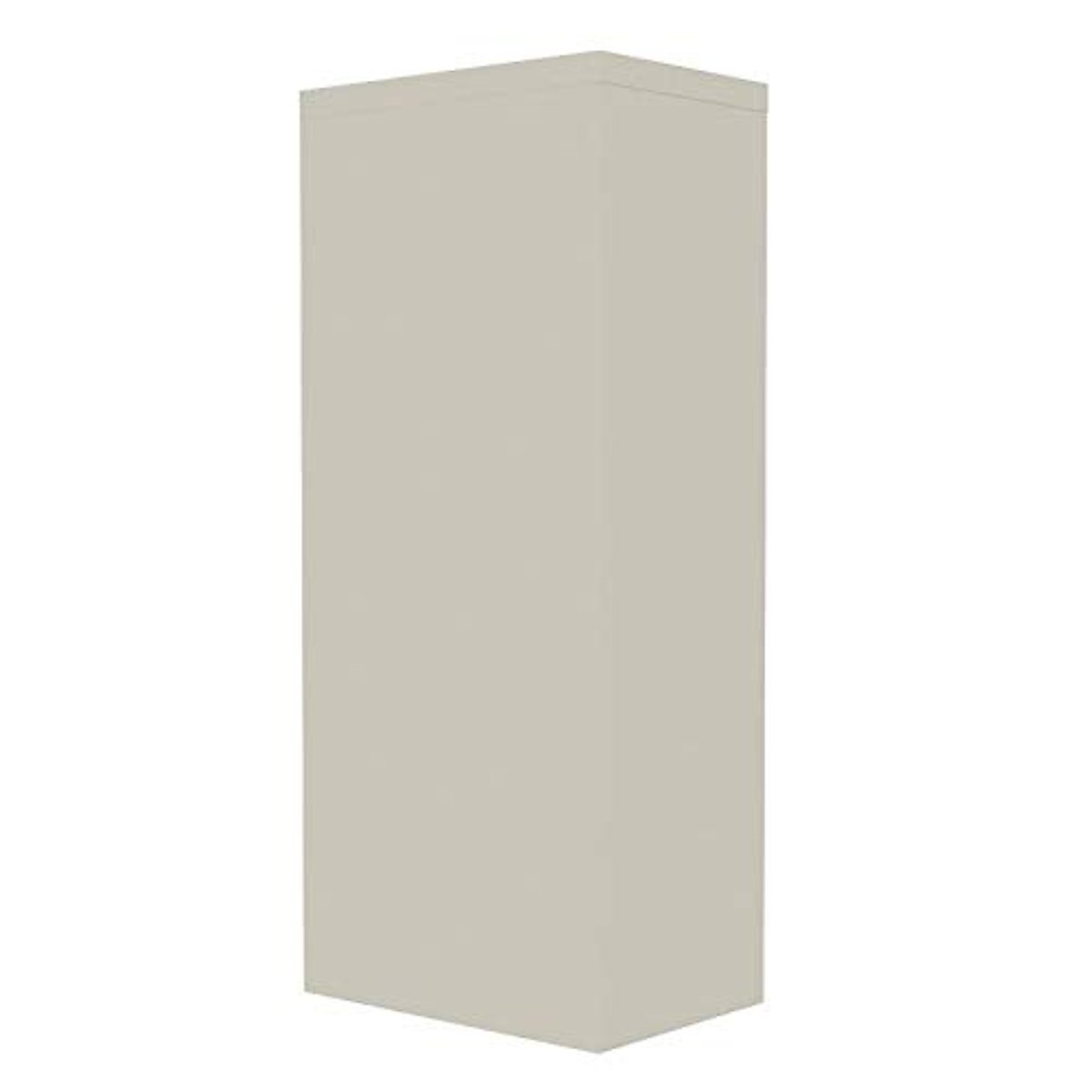 Scranton and Co 22" Deep 4 Drawer Letter File Cabinet in Putty, Fully Assembled