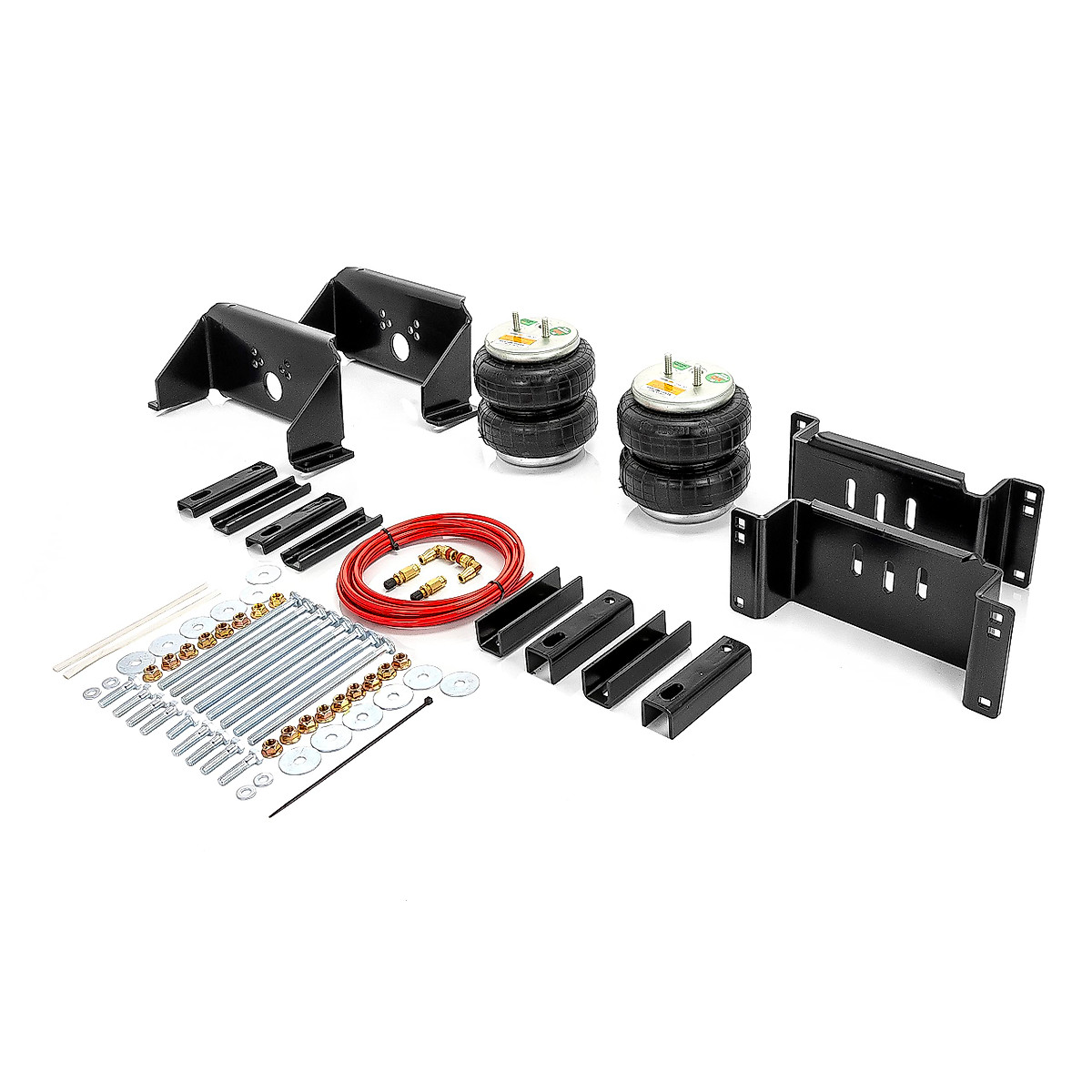 TORQUE Airbag Air Bag Suspension Kit for 1967-2002 Dodge Ram 1500 2500 3500, Chevy GMC C10 C20 C30, Ford F150 F250 F350 Rear Helper Bag Spring Towing 5000 (Replaces Firestone Ride Rite 2071) (TR2071)