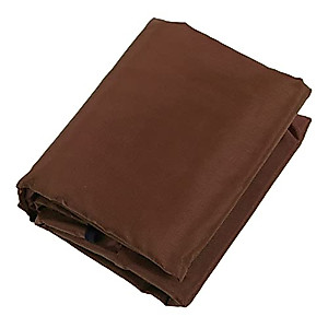 Swing Canopy Replacement, 4 Reinforced Straps Outdoor Swing Canopy Cover 420D Oxford Windproof Fabric for Backyard Coffee