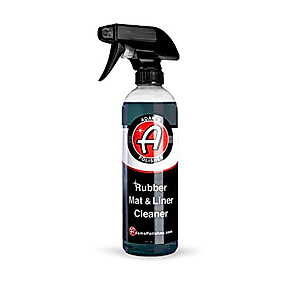 Adam's Rubber Mat & Liner Cleaner 16oz – Protectant & Rubber Floor Mat Cleaning Solution for Car Detailing | Deep Cleans & Restores Mats, Truck Bed Cargo Liners, Trunk Mat Accessories & More