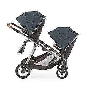 Contours Second Seat Accessory for Contours Legacy Stroller Only, Convert Your Legacy Stroller from Single to Double Mode, No Accessories Needed, (Front Position Only) - Washed Teal