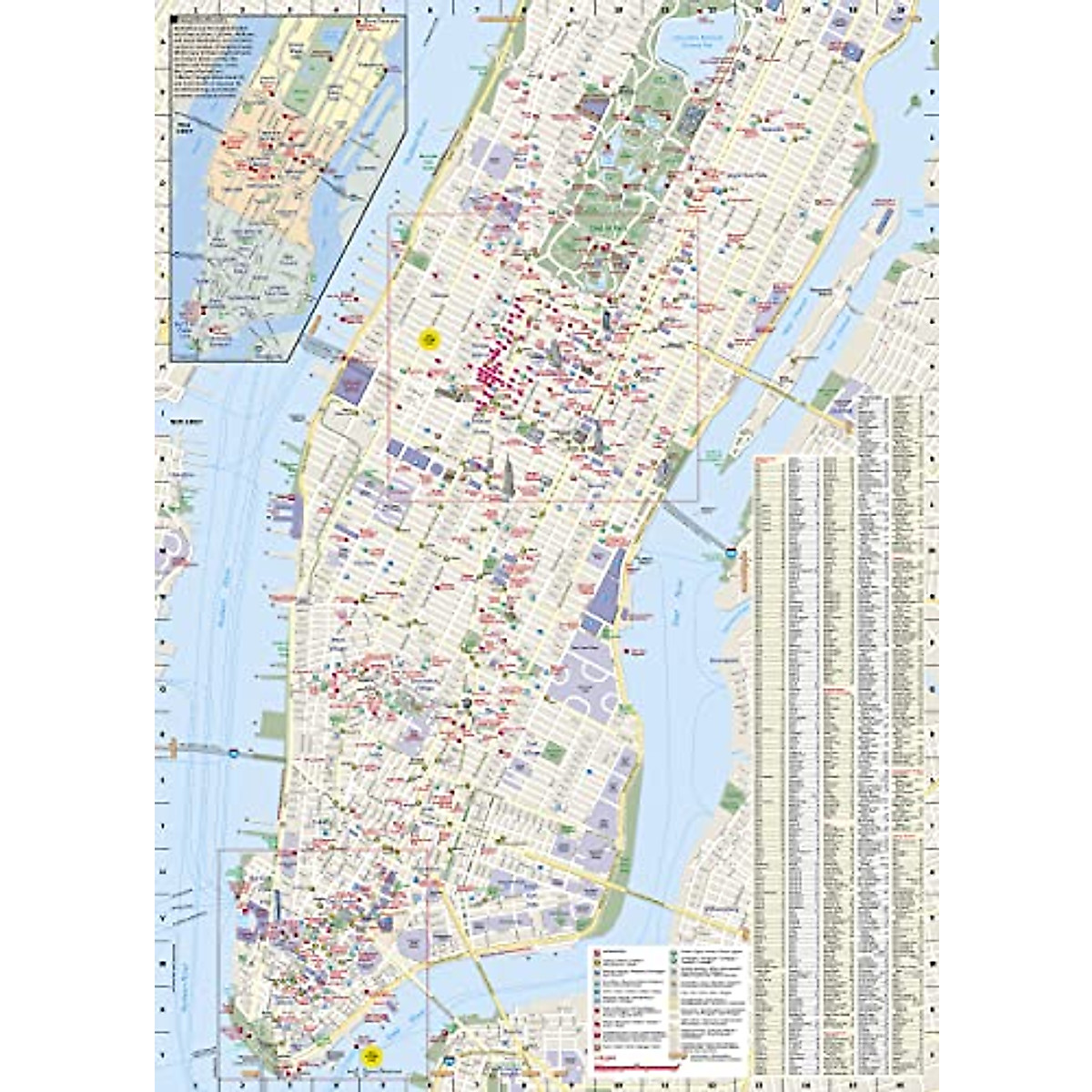 New York City Map (National Geographic Destination City Map)