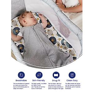 Halo Bassinest Fitted Sheets, TotAha Buttery Soft Universal Bassinet Sheets Neutral Bedside Bassinet Sheet For Girls Boys Compatible With Halo, Baby Delight, Koola, Chicco Lullago, Mika Micky Mattress