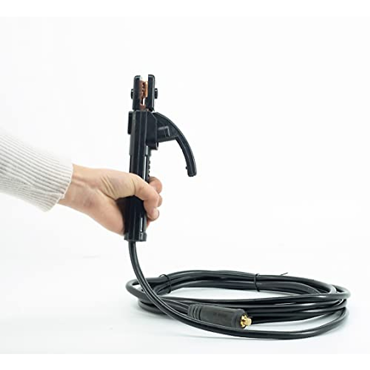 Welding Electrode Holder Connector for MMA/STICK/ARC Inverter Welder 300A Heat Resistant Fit CT418 520TSC ITS200 MIG235 Welder Machine 23Feet