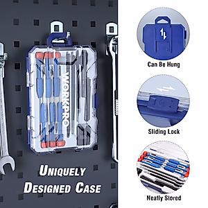 WORKPRO 12 in 1 Torx Screwdriver Set & WORKPRO 2-Piece 6" Mini Needle Nose Pliers Set