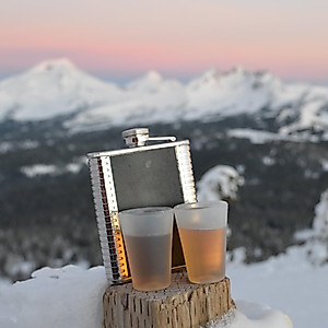 Silipint Silicone 1.5 oz Shot-Glass Set: 6 Pack - (2) Moonbeam, (2) Sun Storm, Mtn Air, Aurora - Unbreakable, Great for Parties, Sustainable