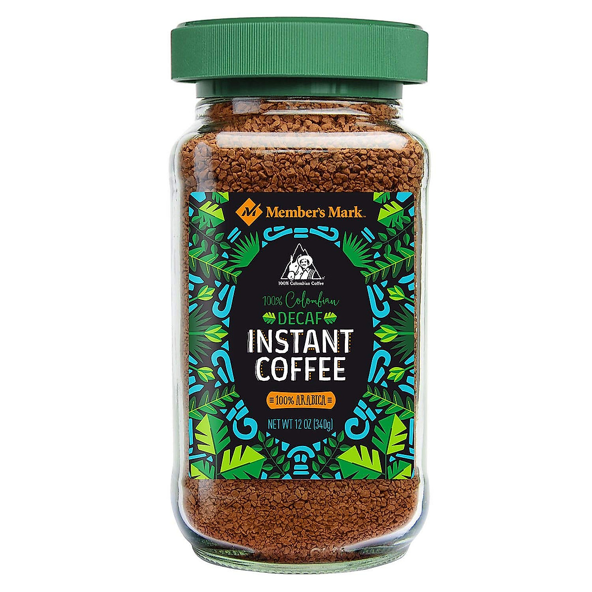 Daily Chef 100% Colombian Decaffeinated Freeze Dried Instant Coffee, 12 oz