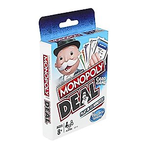 MONOPOLY Deal Card Game, Quick-Playing Card Game for 2-5 Players, Game for Families and Kids Ages 8 and Up