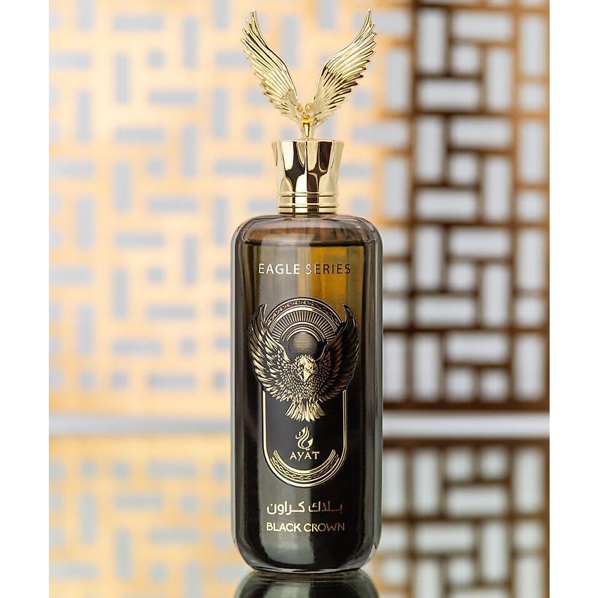 AYAT PERFUMES Eau de Parfum EAGLE SERIES 100ml EDP Orientale Arab - For Men and Women - Arabian Scent Made in Dubai Inspired by the Eagle The King Of Birds (Black Crown)