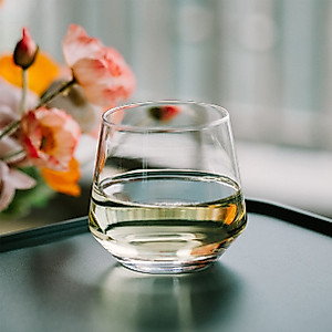 BTaT- Stemless Wine Glass, 12 oz, Set of 12, Stemless Wine Glasses, Wine Glasses Stemless Wine Glass Set, Stemless Red Wine Glasses, Wine Glass Stemless, Christmas Gifts