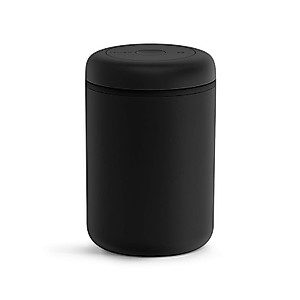Fellow Atmos Vacuum Coffee Canister & Food Storage Container - Airtight Food Storage Containers - Coffee Containers - 1.2 Liter - Matte Black