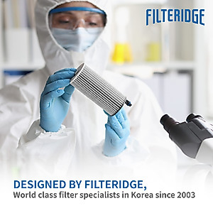 Filteridge C545 Replacement Filter, Compatible with Winix C545, Winix S Filter 1712-0096-00 Air Purifier, H13 True HepaFilter Replacement, 1 H13 HEPA Filter + 4 Activated Carbon Filters