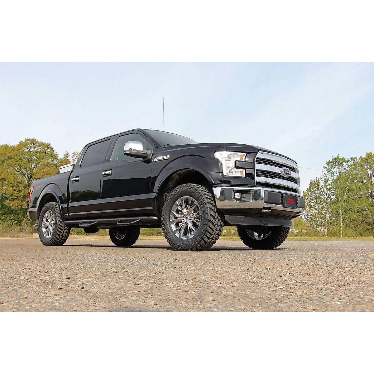 Rough Country 2" Leveling Kit for 2014-2024 Ford F-150 | Anodized Red - 569RED