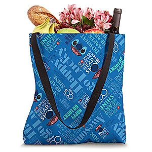Disney 100 Stitch Smile Do What Makes Your Heart Shine D100 Tote Bag