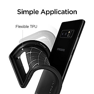 Spigen Rugged Armor Designed for Samsung Galaxy Note 8 Case (2017) - Matte Black