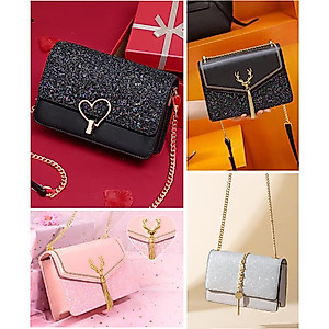 Solid Color Superfine Glitter Faux Leather Rolls 12"X53"(30cmX135cm), Shiny Faux Fabric Canvas Perfect for Craft Handmade DIY Leather Earrings, Bows,Sewing (White.)